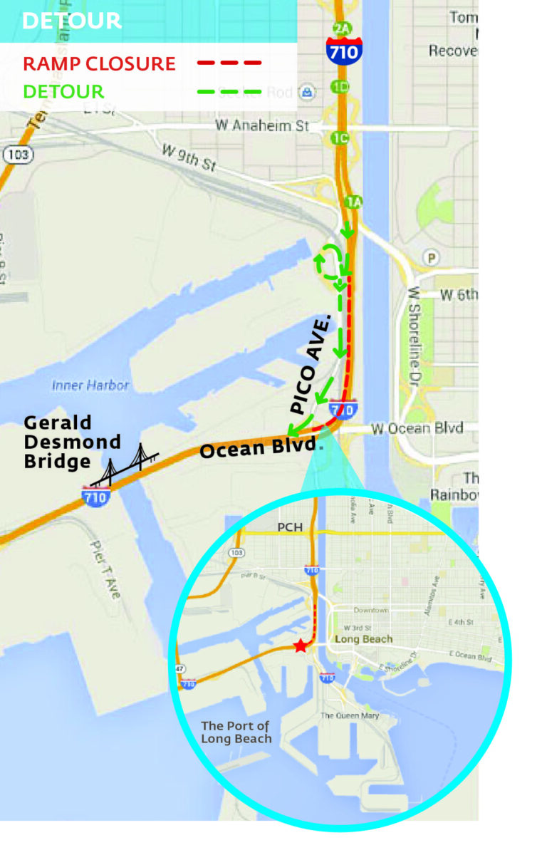 710 Connector to Westbound Ocean to Be Closed for 30 Months; Motorists ...