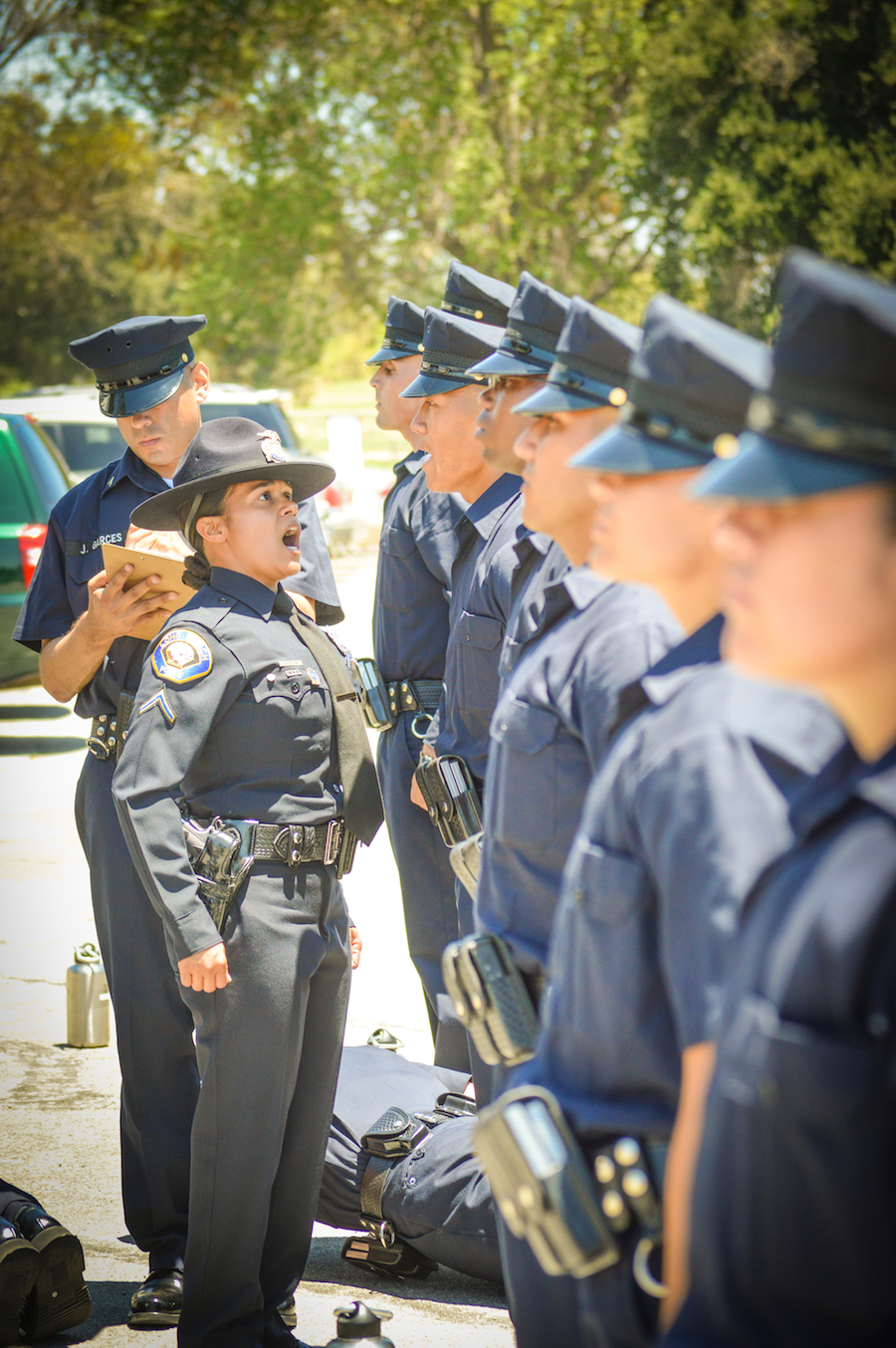 IN PICTURES: LBPD Recruits Face Stress, Physical Challenges in Training ...
