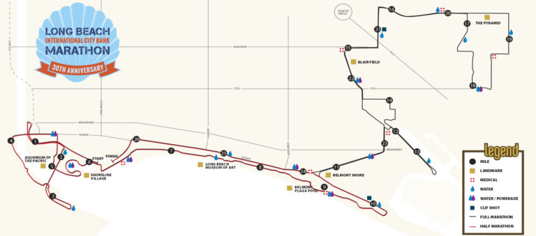The Long Beach Marathon to Close Multiple Roads Sunday • Long Beach ...