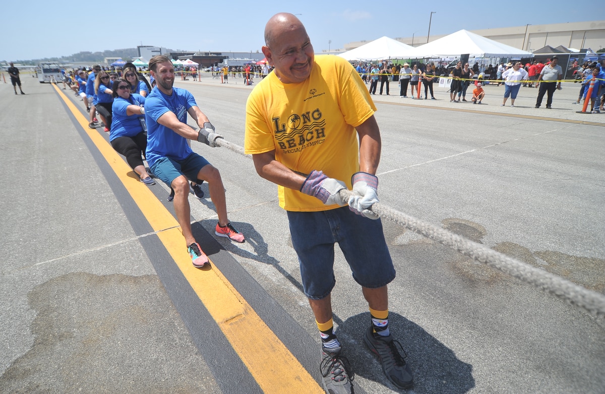 IN PICTURES: The annual Plane Pull at LGB for the Special Olympics ...