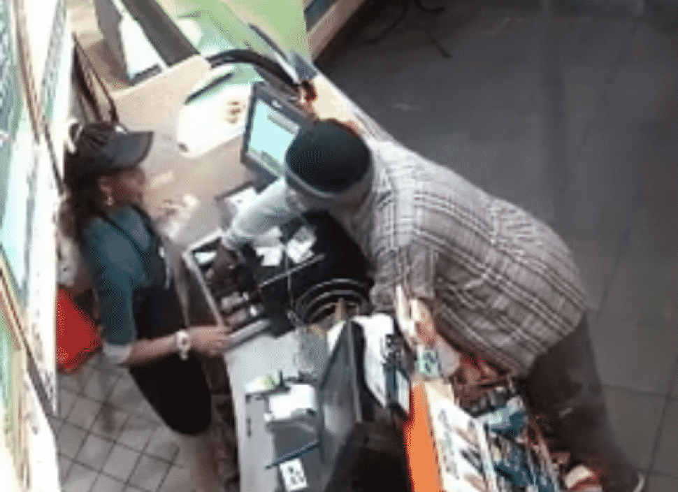 VIDEO: Police try to ID gunman shown nabbing cash from register drawer ...