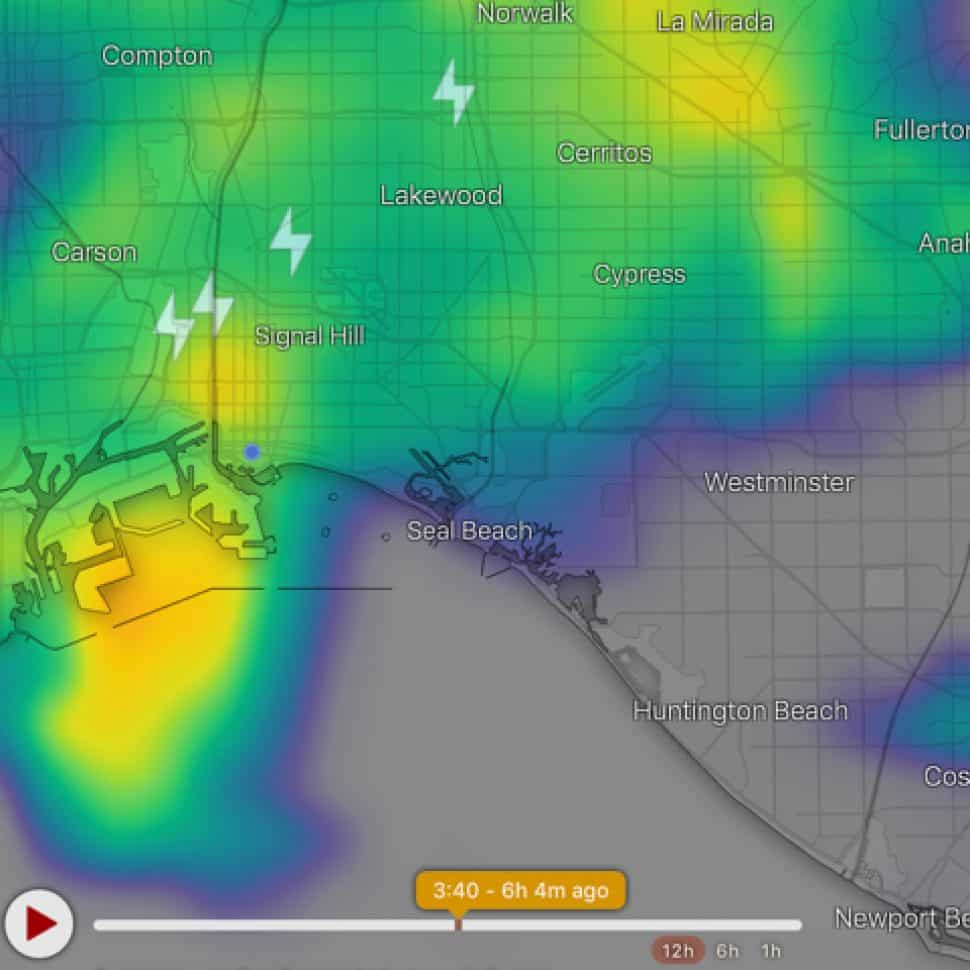 Storm sends lightning, deafening thunder across Long Beach overnight ...