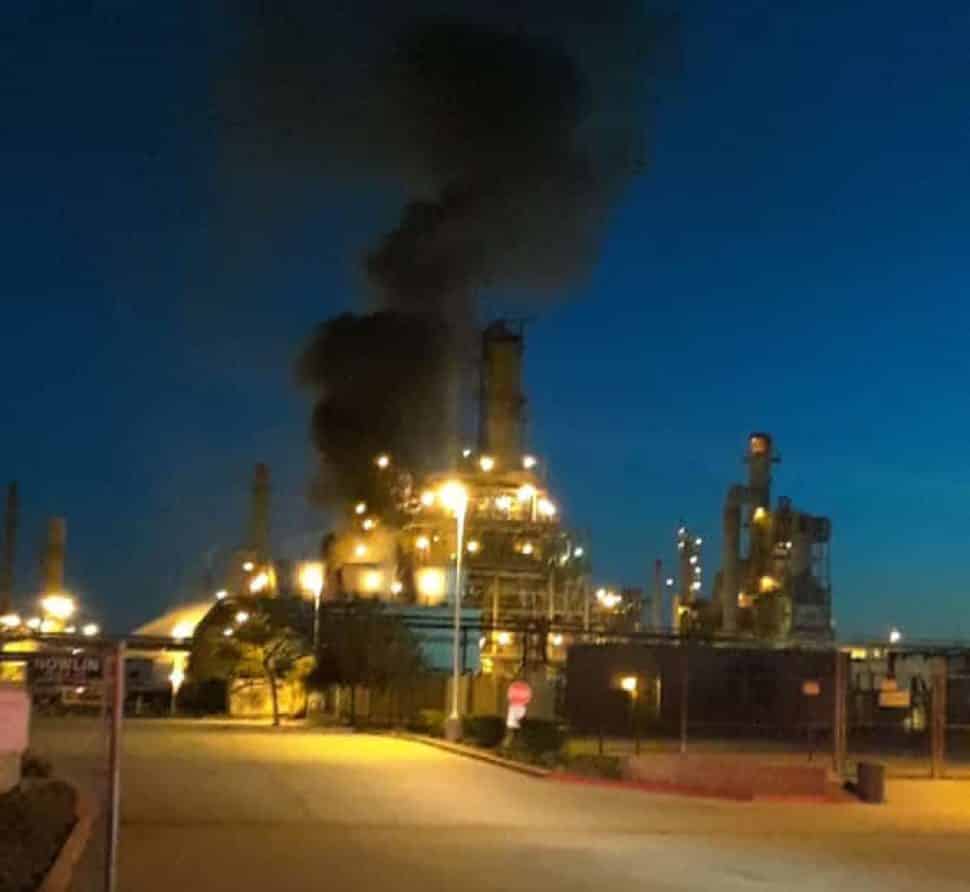 Crews knock down fire at Carson refinery • Long Beach Post News