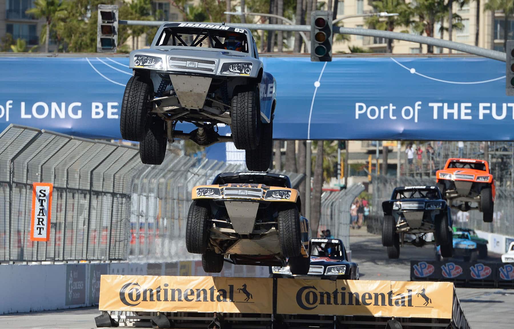 IN PICTURES: SPEED Stadium Super Trucks get super high in first race at ...