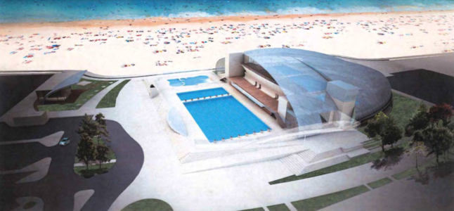 Belmont Pool redesign could lose the dome and put swimming facilities ...