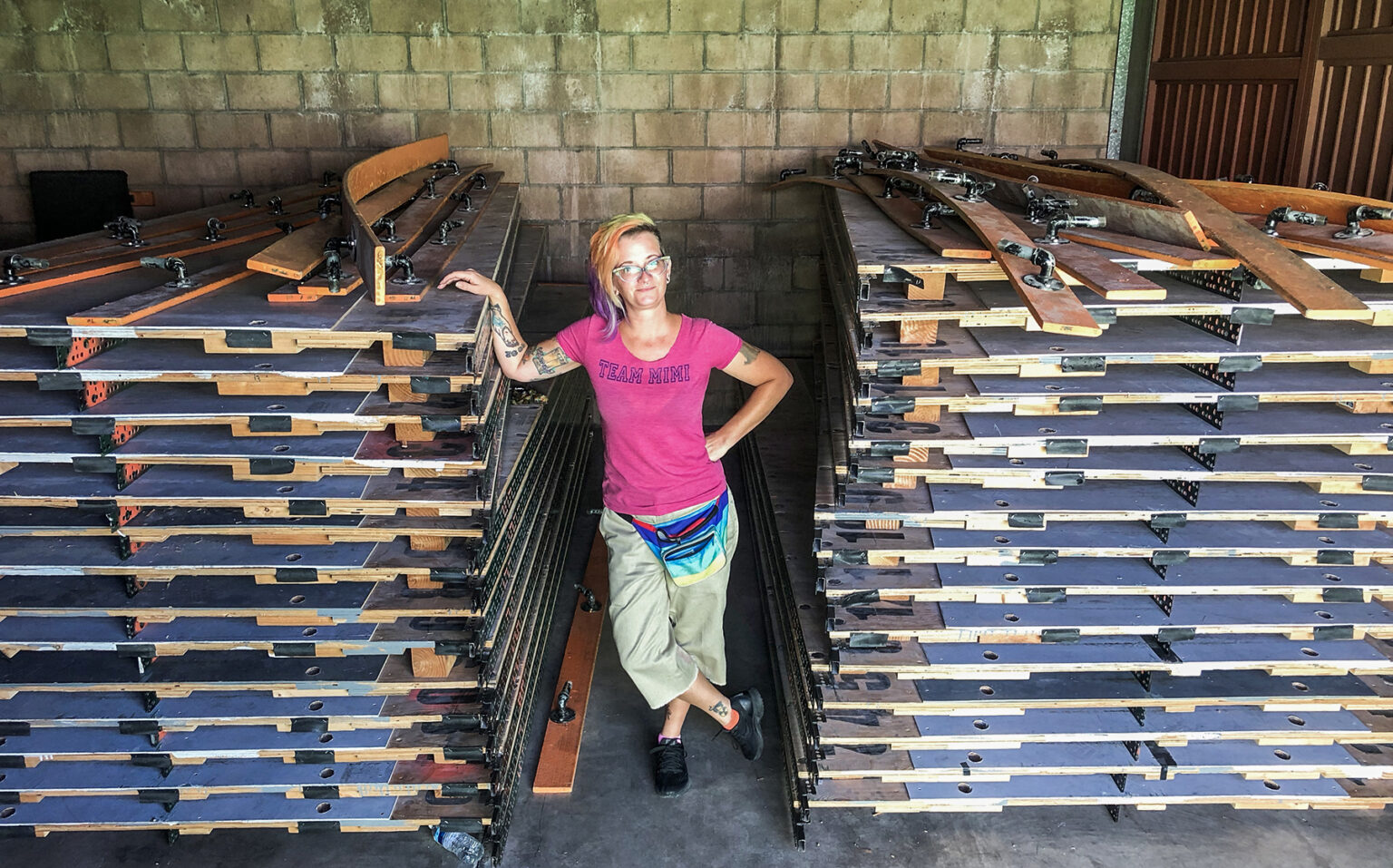 Time is nearly out for Mimi Masher and her rare banked roller derby ...