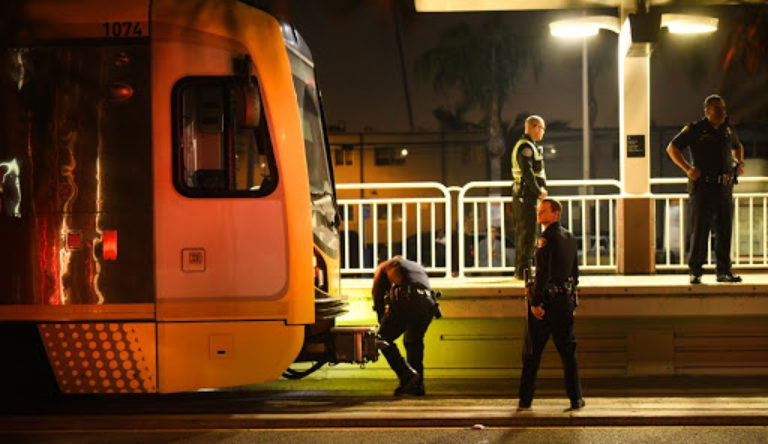 Man run over by A Line train after falling off Downtown Long Beach ...