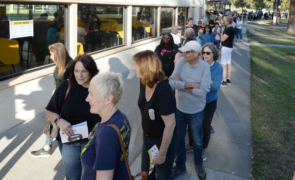 Voting problems, long lines mar California primary voting • Long Beach ...