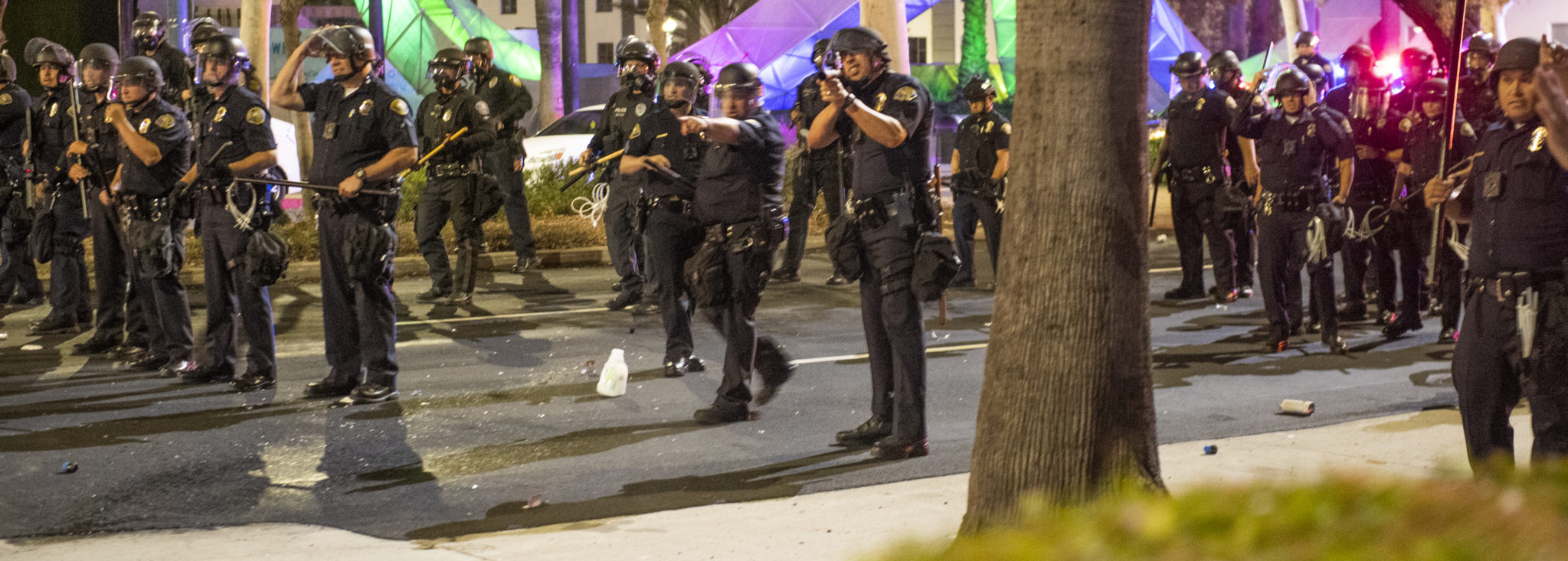 Woman says she lost part of her finger from 'less-lethal' round at Long ...