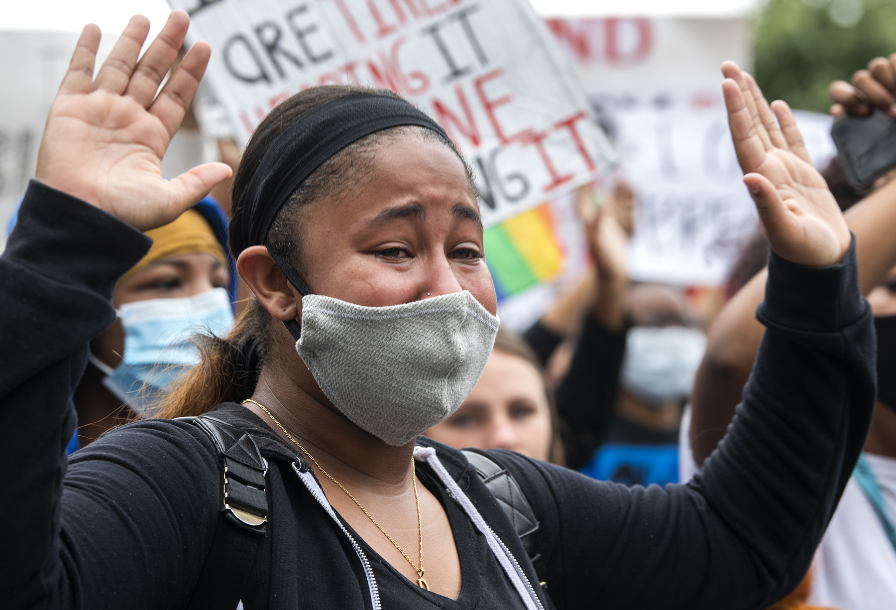 IN PICTURES: A day of peaceful protests in Long Beach • Long Beach Post ...