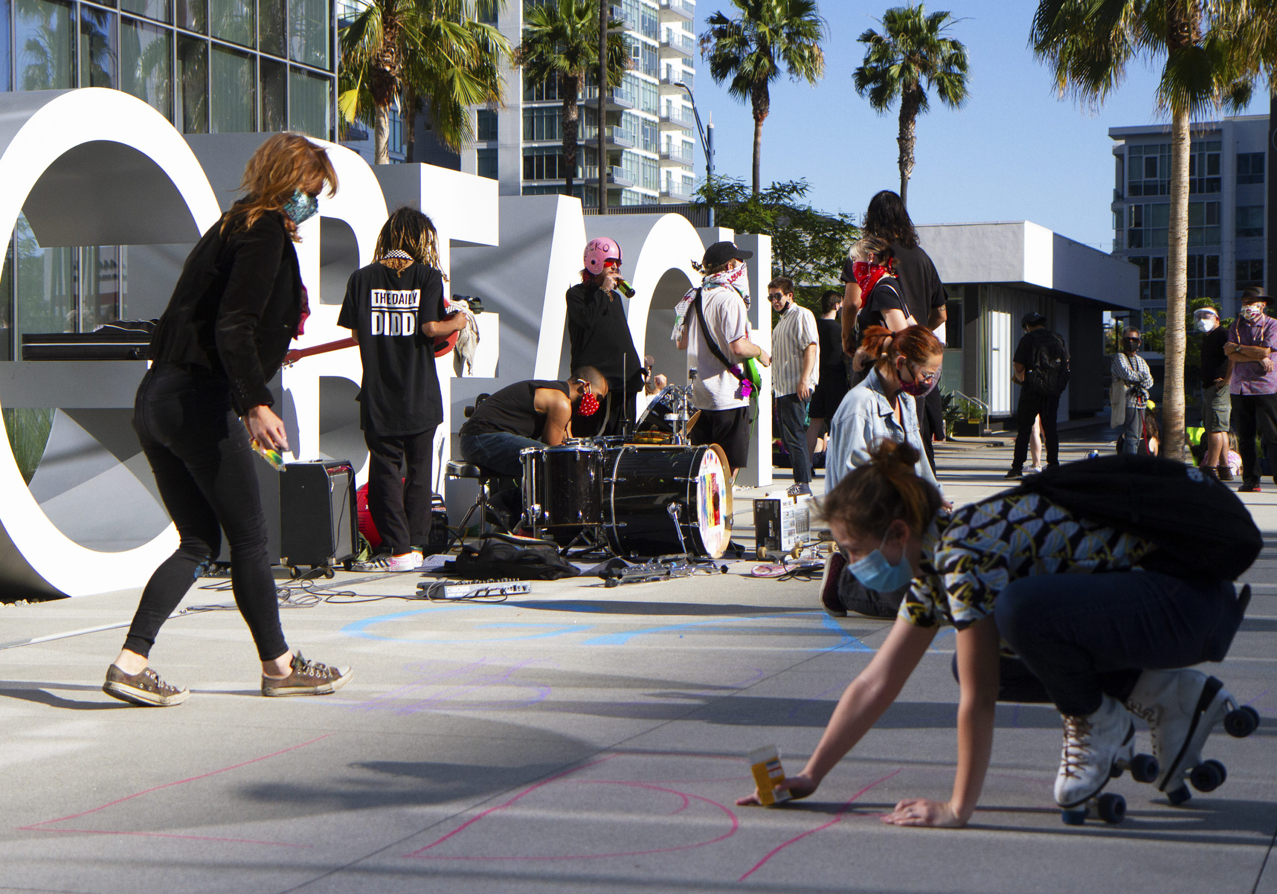 IN PHOTOS: City Hall protest features punk music and mayoral recall ...