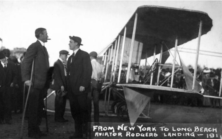 Cal Rodgers' 1911 historic, and bumpy, transcontinental flight ended in ...