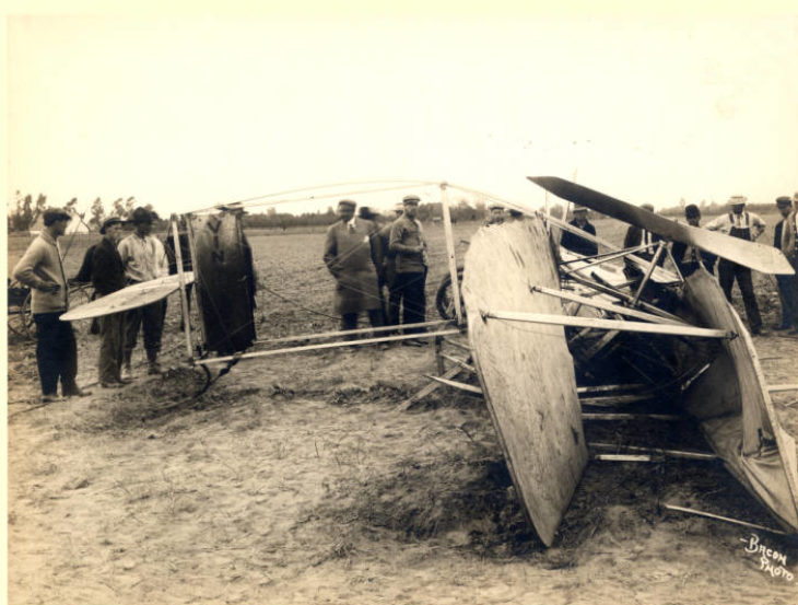 Cal Rodgers' 1911 historic, and bumpy, transcontinental flight ended in ...