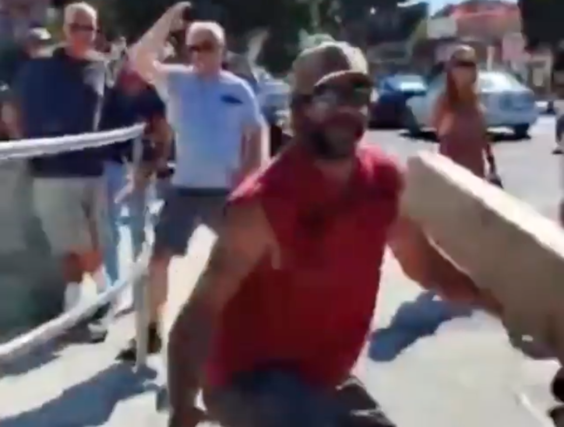 Middle school teacher on leave after brawl with anti-racism protesters ...