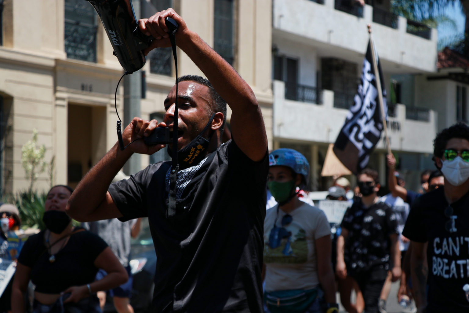 After protest in Yorba Linda turned violent, activists and authorities ...