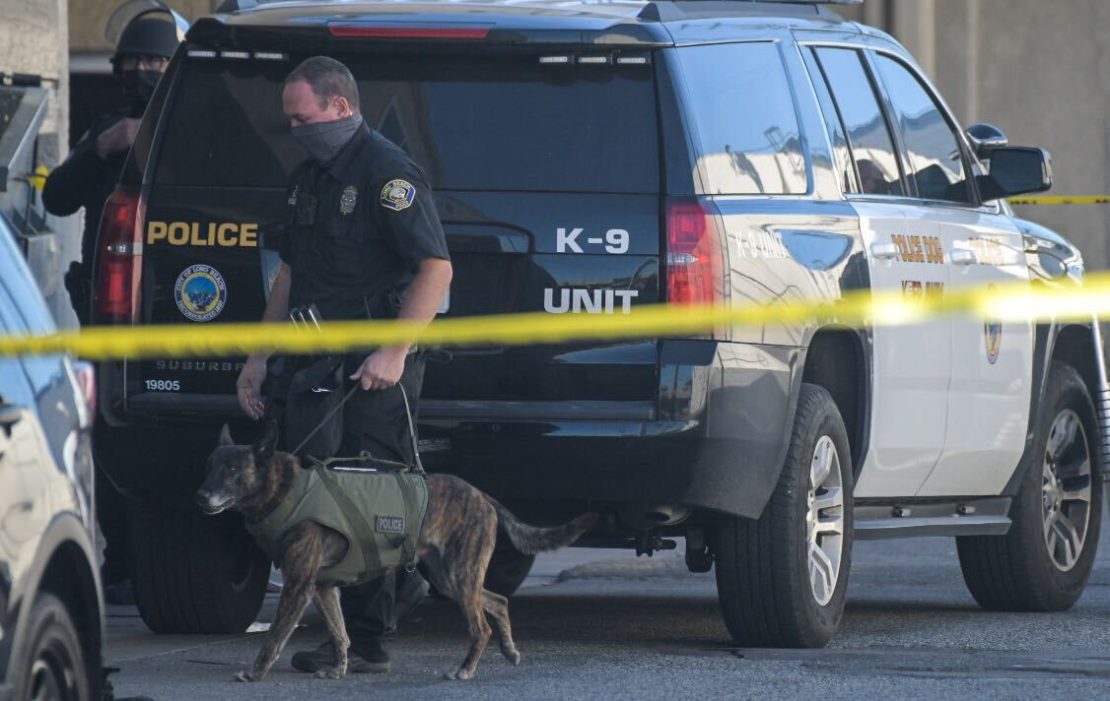 Police surround North Long Beach apartment building after shooting ...