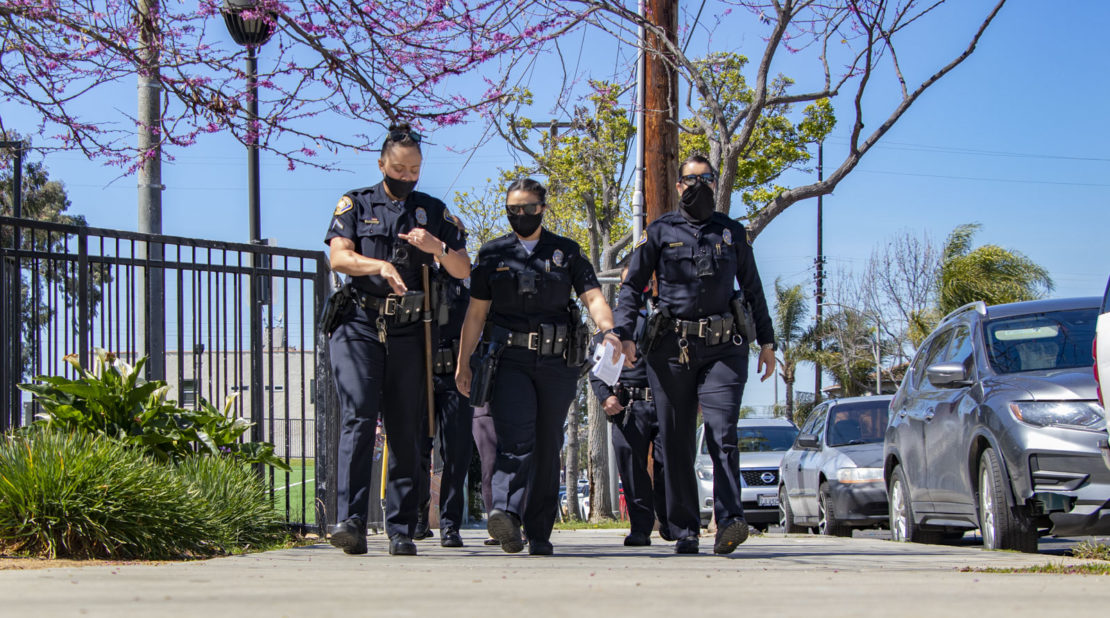LBPD officers stroll the streets to build trust, relationships in ...