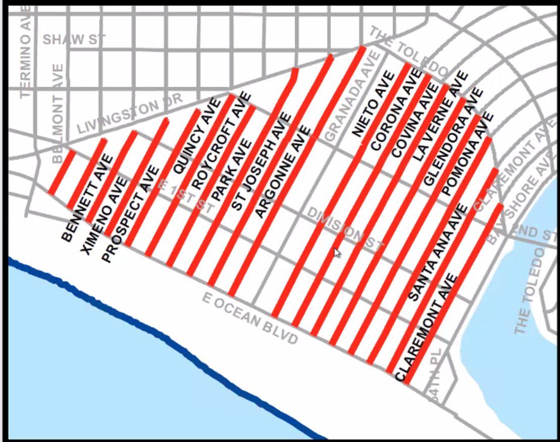 Slower speeds, curb improvements coming to Belmont Shore residential ...