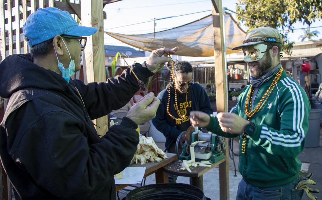 Photos: Mardi Gras theme makes it to monthly Night 'Marklet' in ...