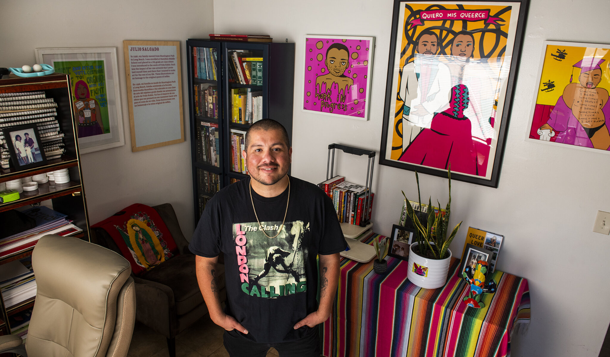 Al crecer indocumentado y queer, convirtió el arte en activismo • Long ...