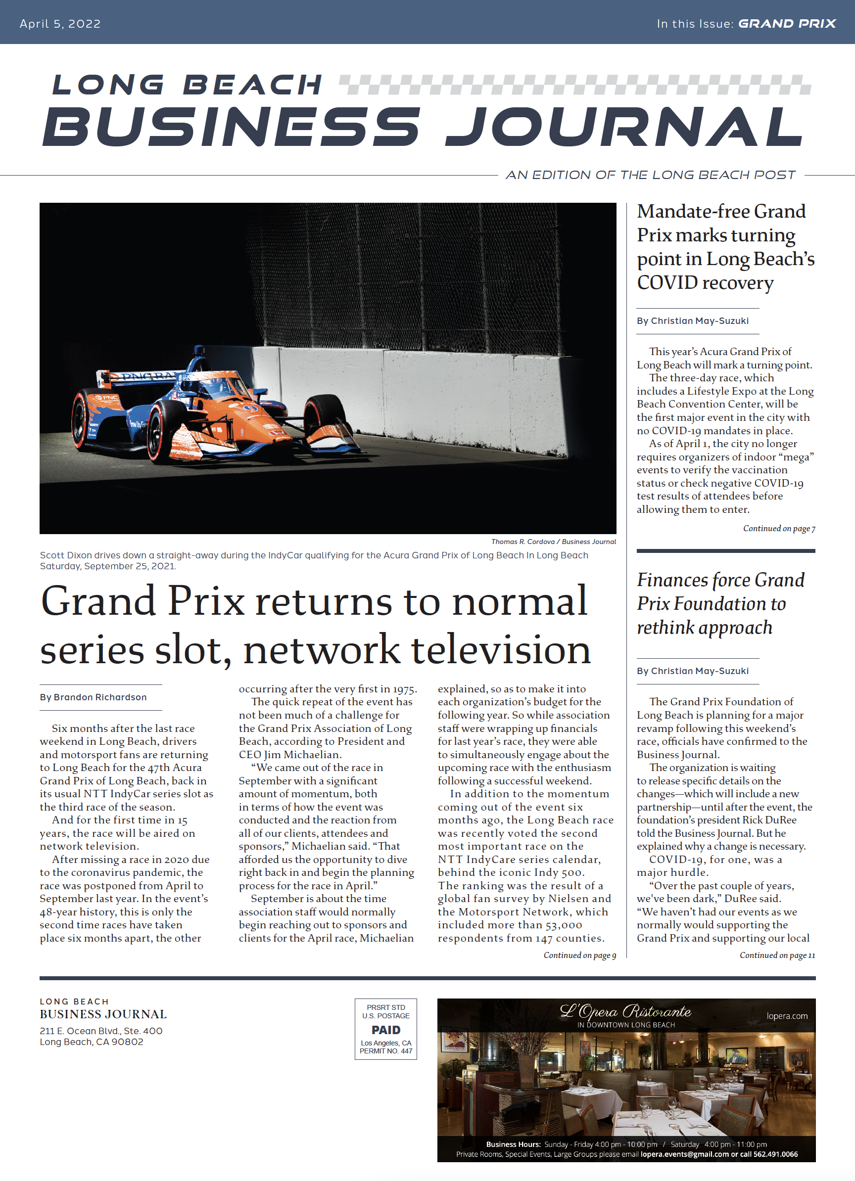 Long Beach Business Journal • Long Beach Business Journal