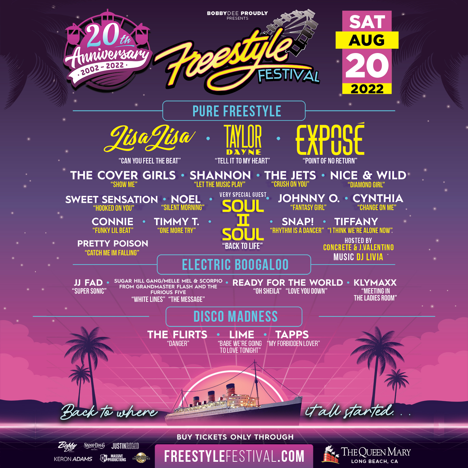 Freestyle and Jukebox festivals headlining Lisa Lisa, Taylor Dayne ...
