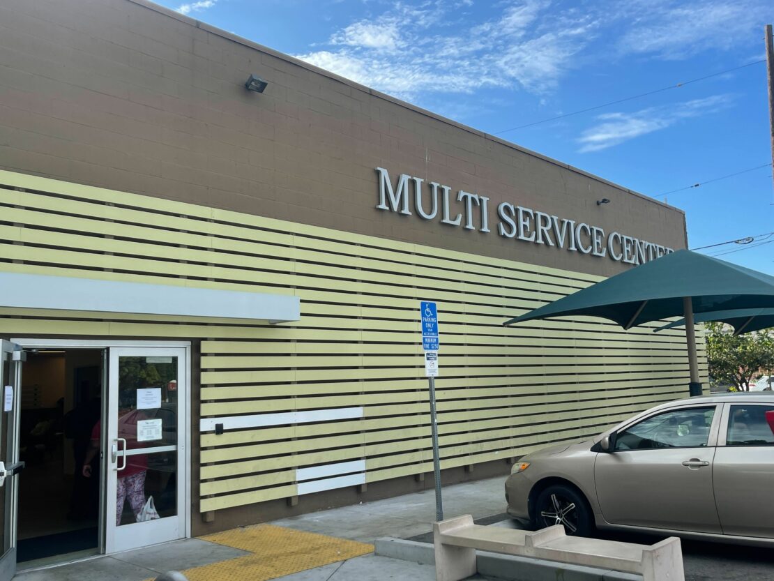 Man arrested after police say he ran toward people in Multi-Service ...