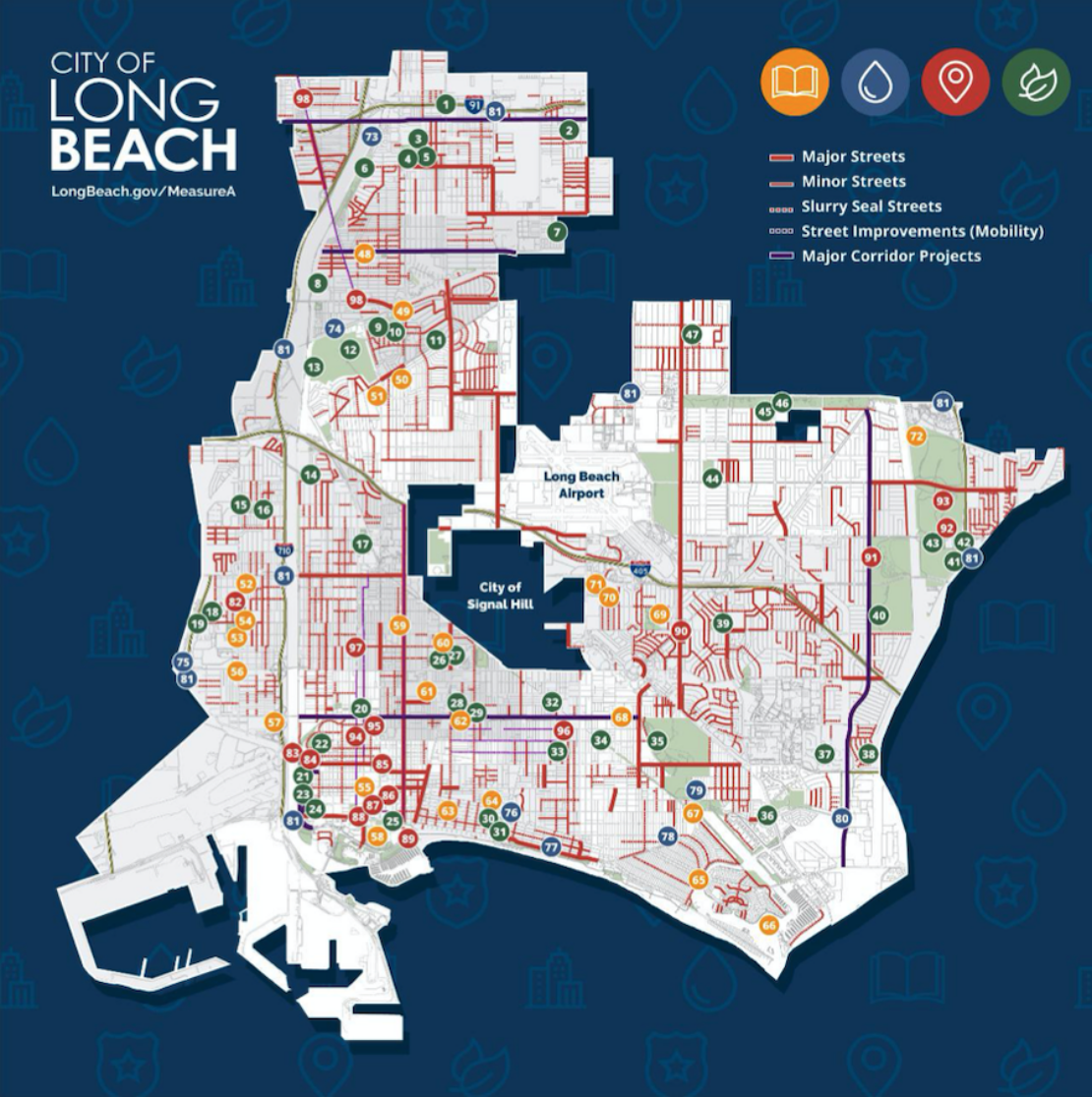 Long Beach plans to spend over half a billion dollars on infrastructure ...