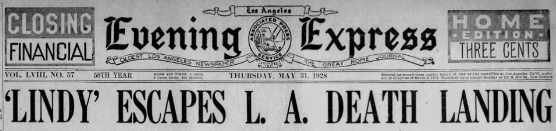 Local history: Lindbergh's landings in Long Beach • Long Beach Post News