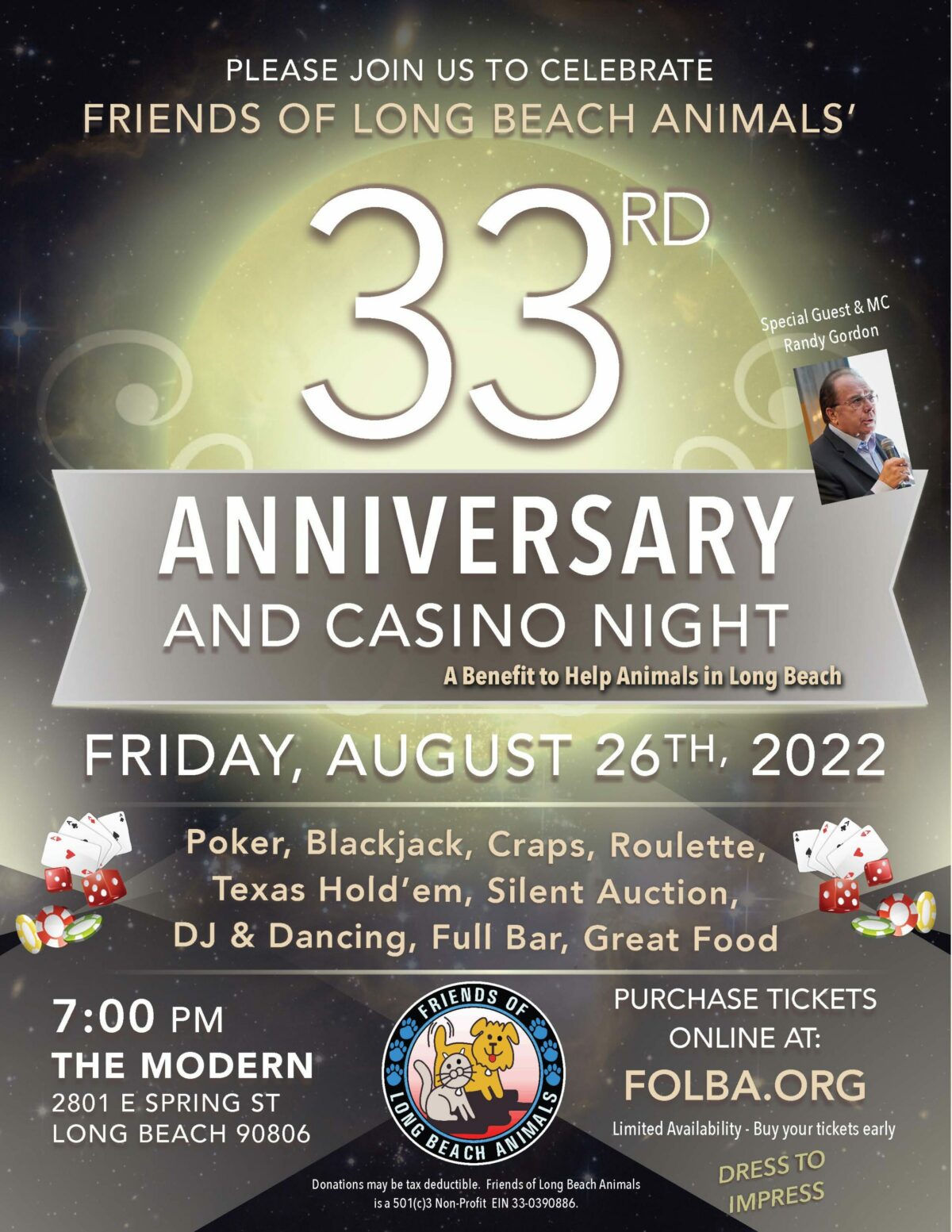 Casino event honors Friends of Long Beach Animals' legacy of kindness ...