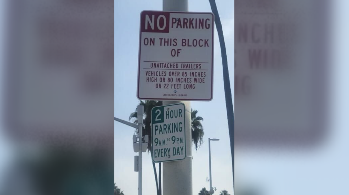 Sign barring oversized vehicles on Shoreline Drive removed following ...