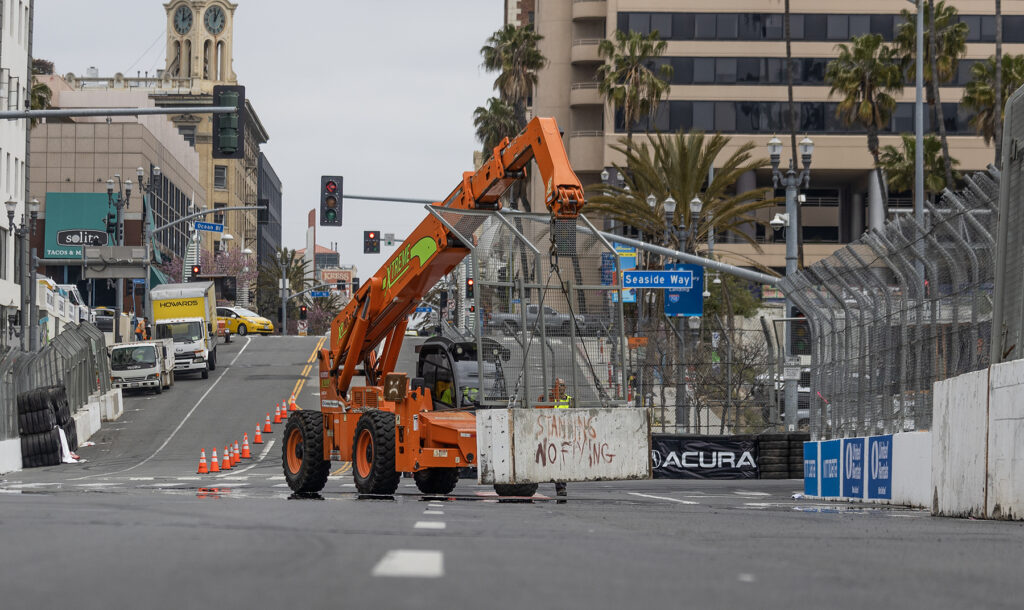 Workers break down Grand Prix track; traffic flow to be restored by 5 p ...