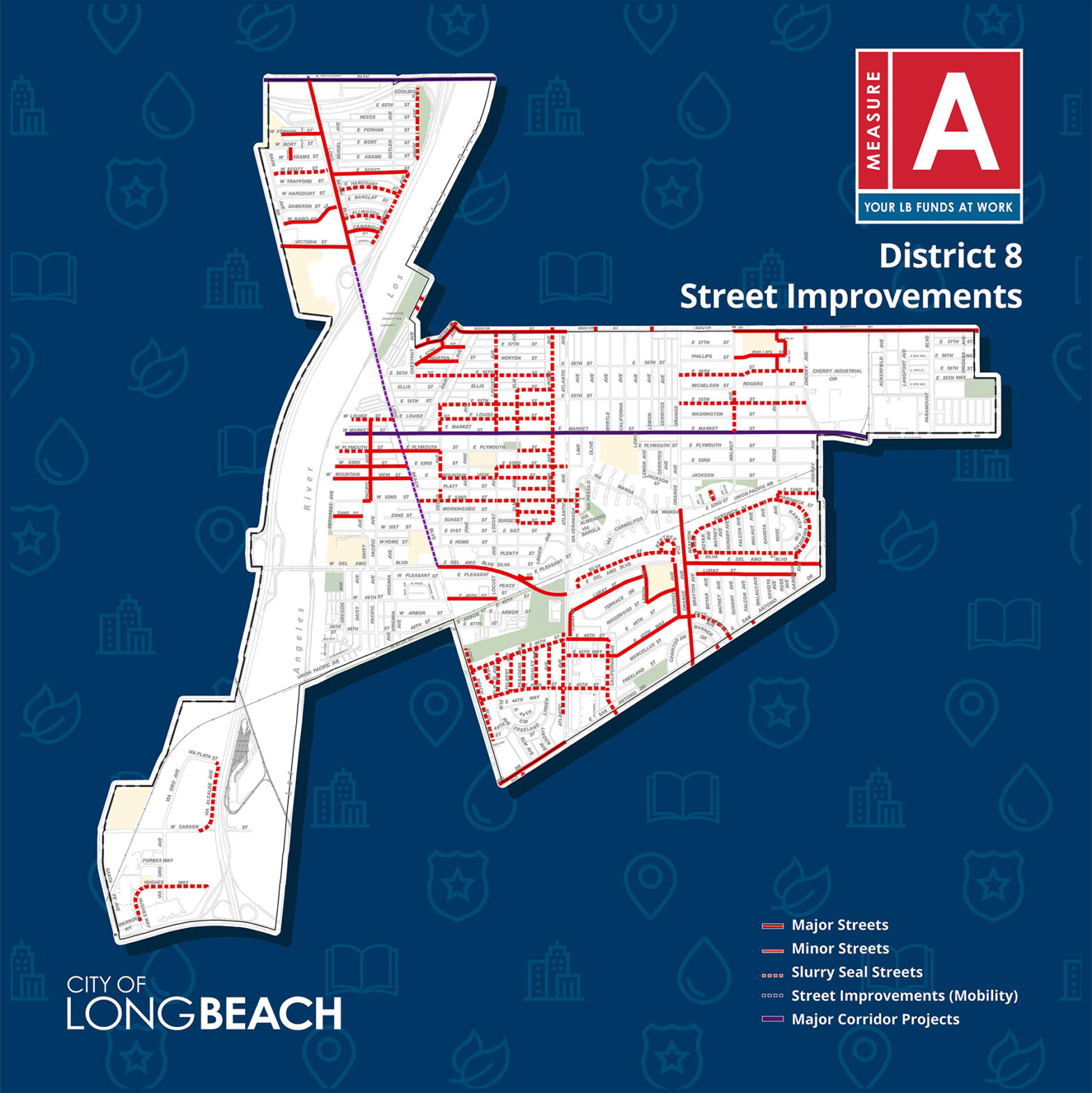 Here's where Long Beach roads will be repaired over the next few years ...