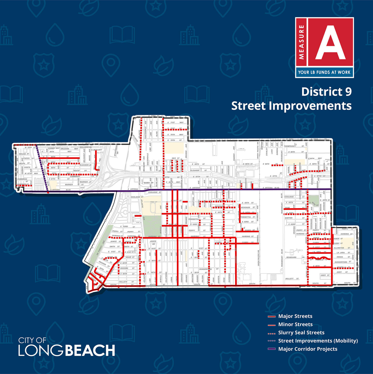 Here's where Long Beach roads will be repaired over the next few years ...