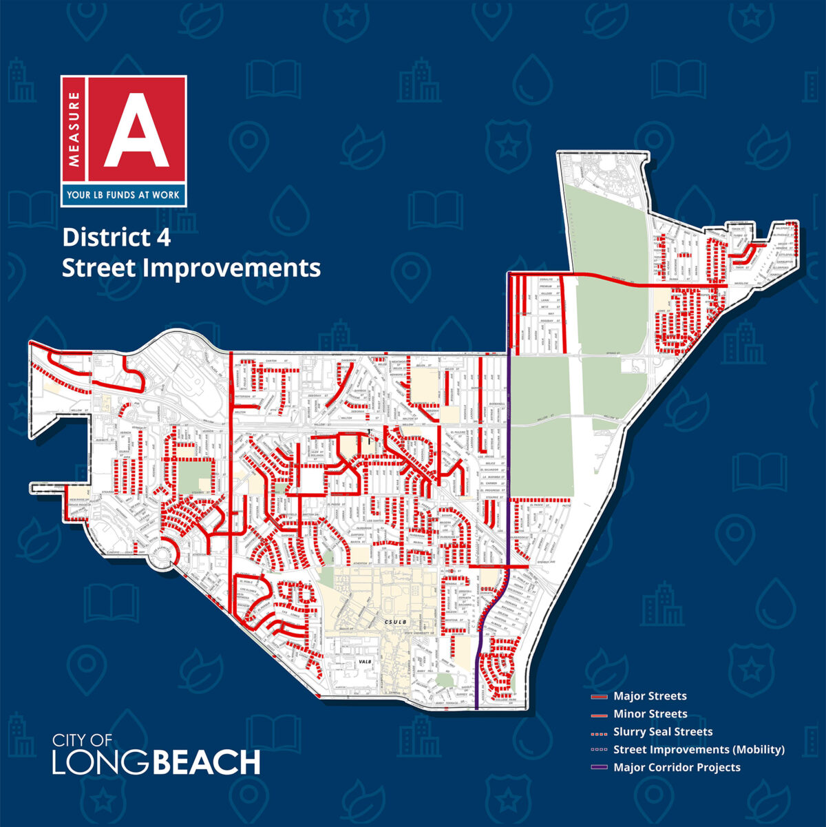 Here's where Long Beach roads will be repaired over the next few years ...