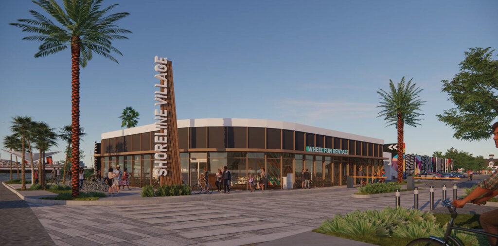 Shoreline Village renovation would add outdoor dining space, demolish ...