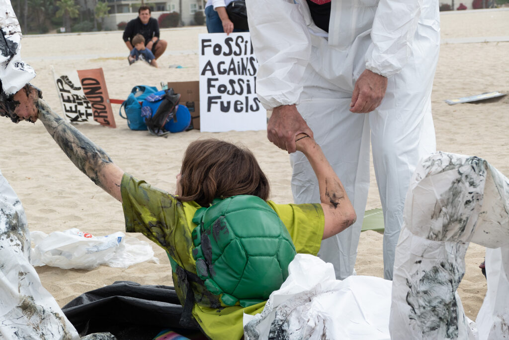Dozens protest oil drilling in Long Beach ahead of 4th of July • Long ...