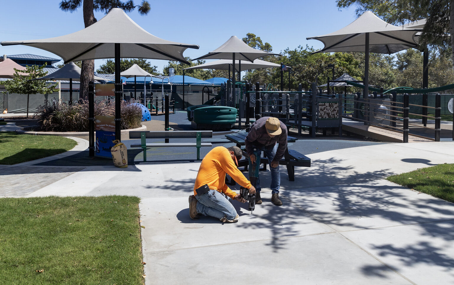 2 years after fire, Admiral Kidd Park playground is restored • Long ...
