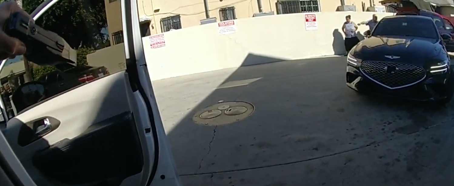 Long Beach police release video showing moments before detective shot ...