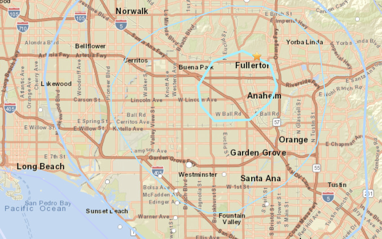 Magnitude 3.5 earthquake in Fullerton lightly shakes some areas of Long ...