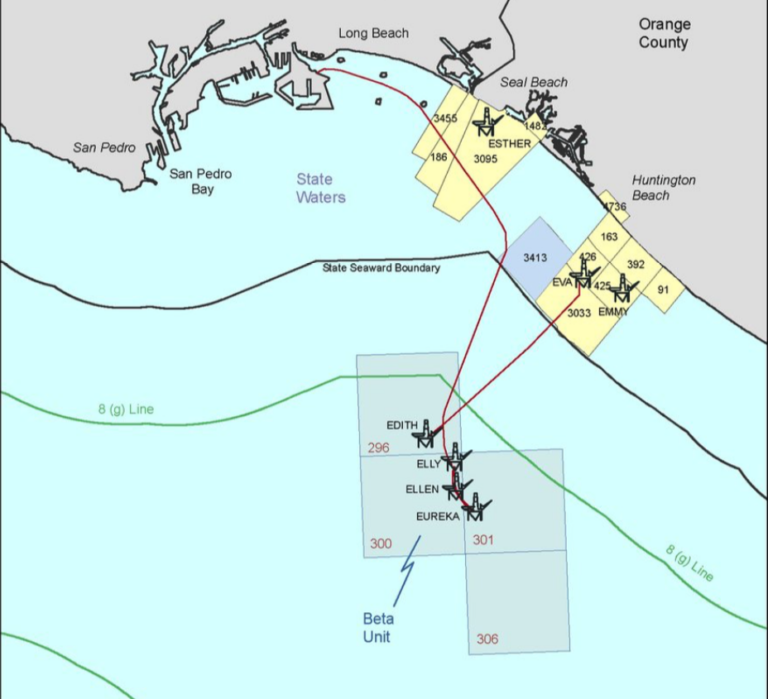 Officials Investigate Oil Sheen Off The Coast Of Huntington Beach