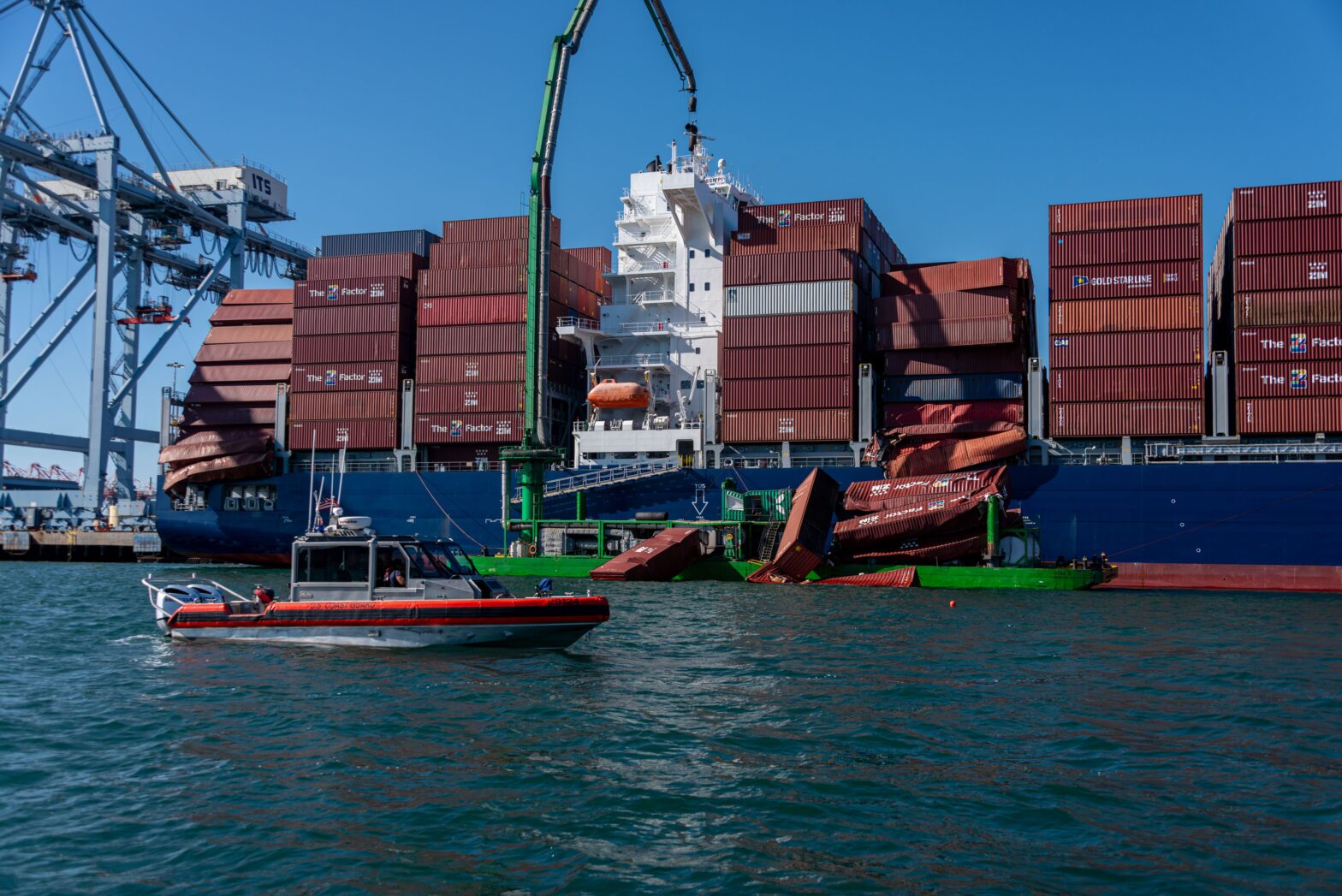 No cause determined yet for 'unprecedented' container spill in Long ...