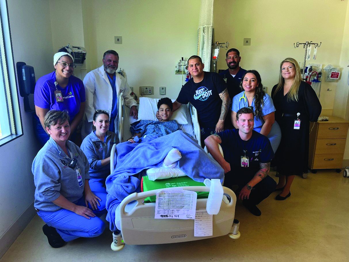 Amic, 12, survives life-threatening femoral vein injury with expert ...