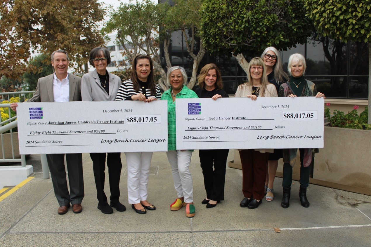 Long Beach Cancer League inspires hope with donation to Jonathan Jaques ...